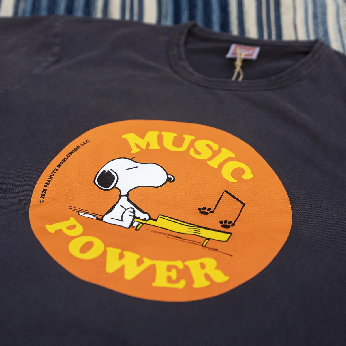 TSPTR ‘Music Power’ Snoopy T-Shirt - Vintage Black