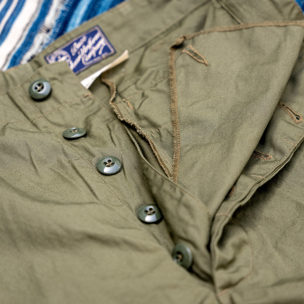 Buzz Rickson’s OG-107 Army Shade Military Shorts – Olive Green