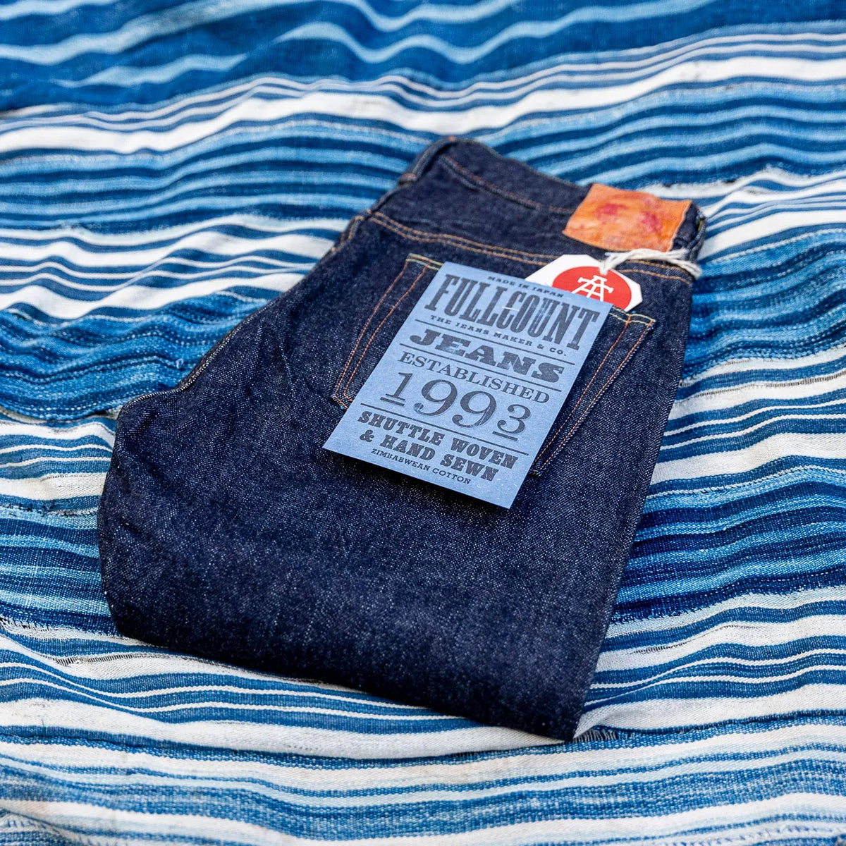 fullcount 1109xxw slim straight jeans – 15.5oz japanese selvedge denim