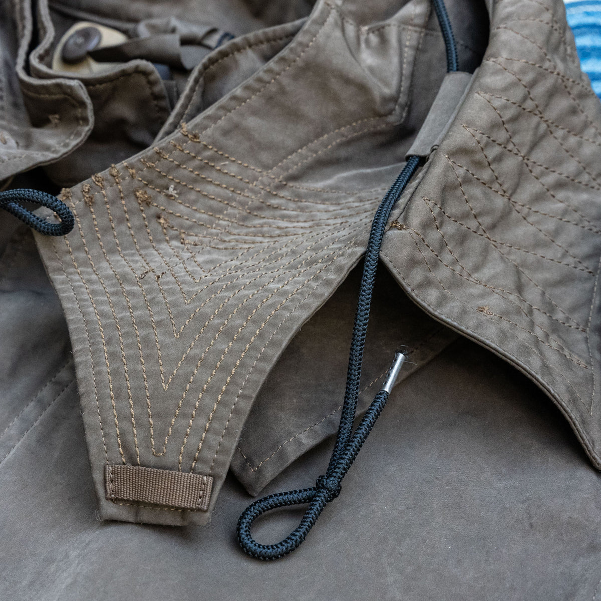 TEN C 13oz OJJ Parka – Dark Olive