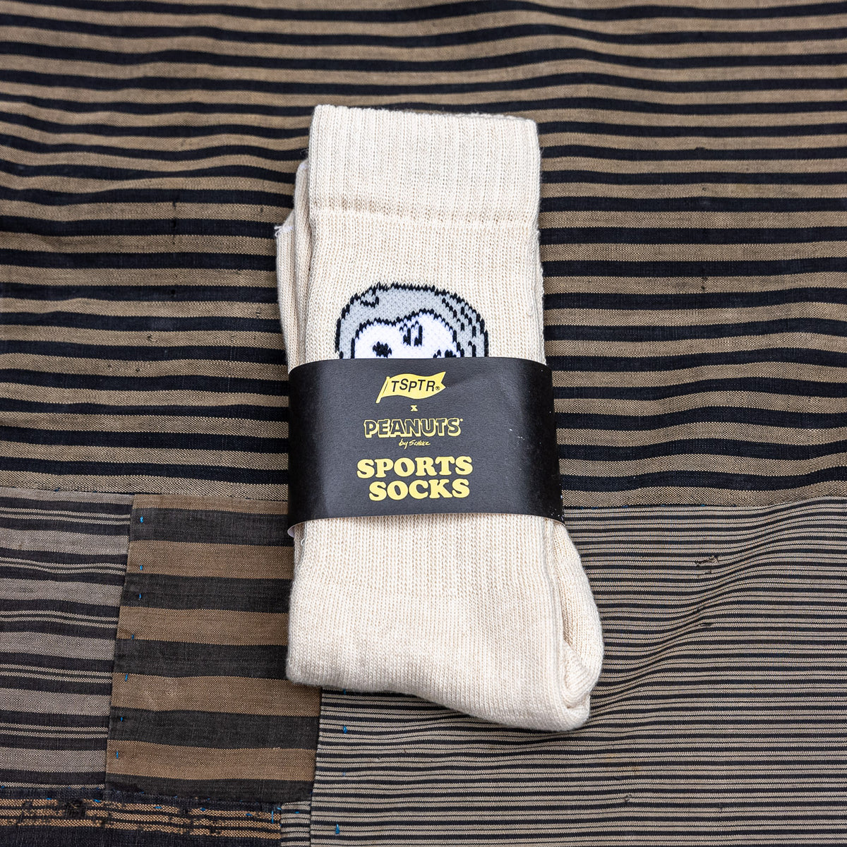 TSPTR 'Astro Snoopy' Cotton Socks – Ecru