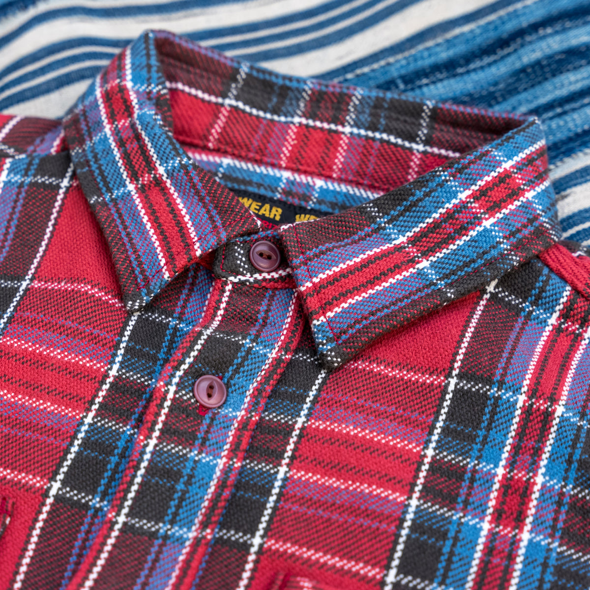 UES 14,5oz Heavy Selvedge Flannel Shirt – Red