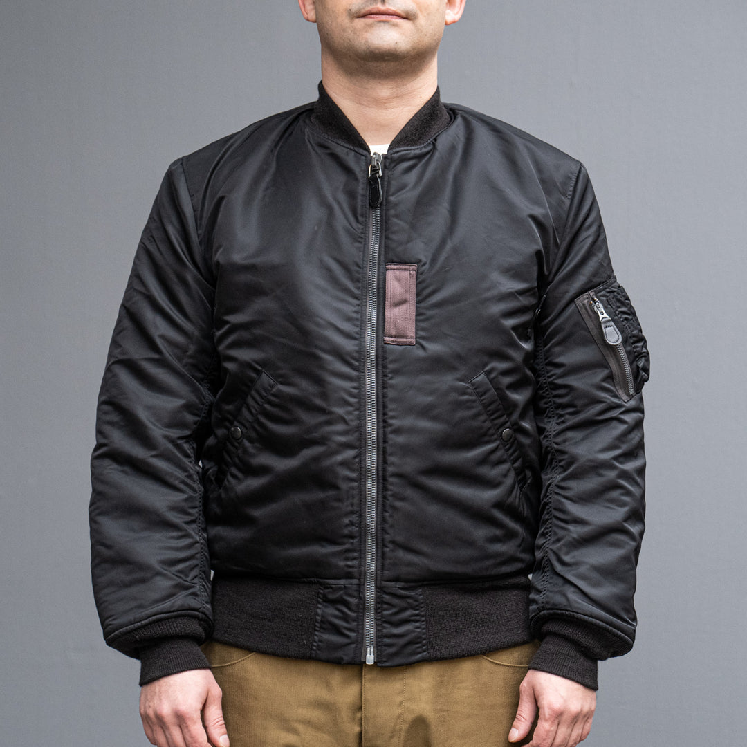Buzz Rickson's X William Gibson MA-1 Flight Jacket - Black