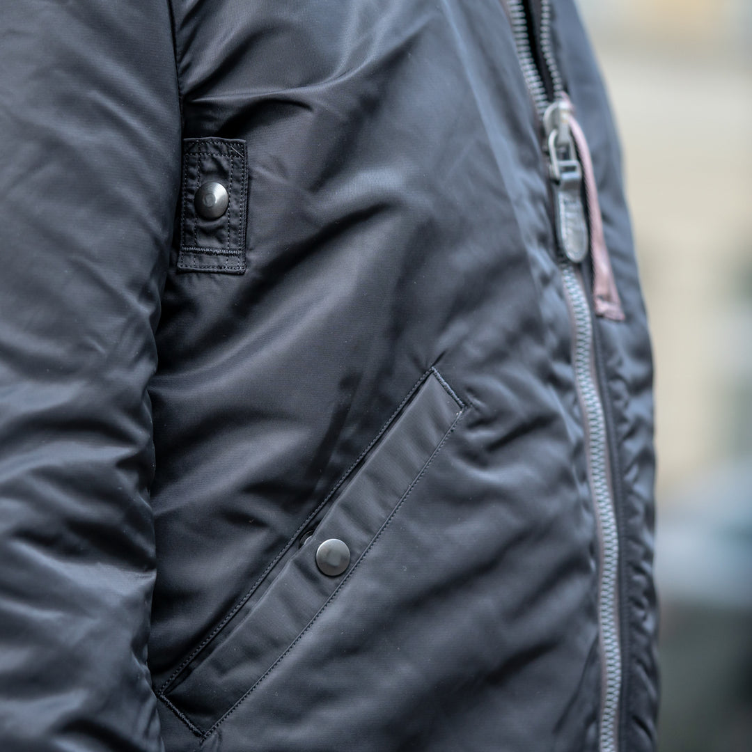 Buzz Rickson's X William Gibson MA-1 Flight Jacket - Black