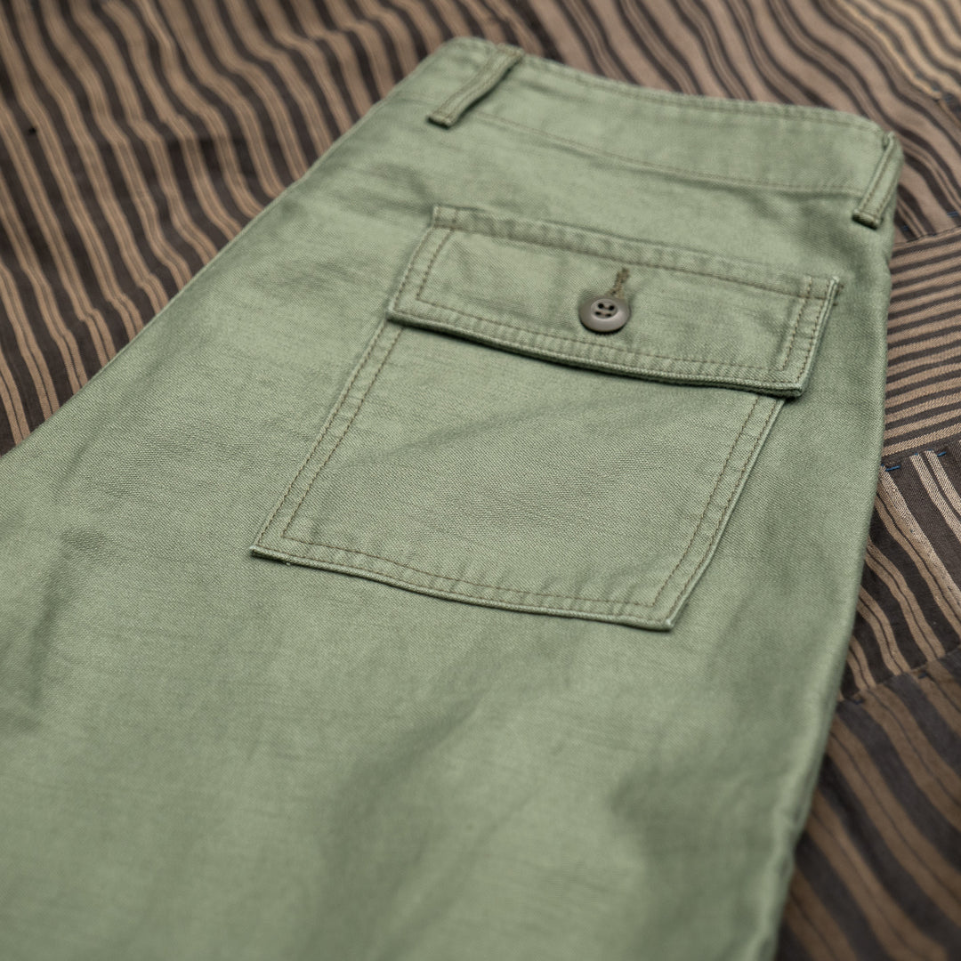 Japan Blue Modern Military Baker Pants – Olive