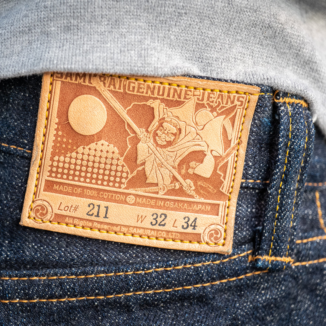 Samurai S211VX Benkei 17oz Selvage Jeans - Relaxed Tapered Fit