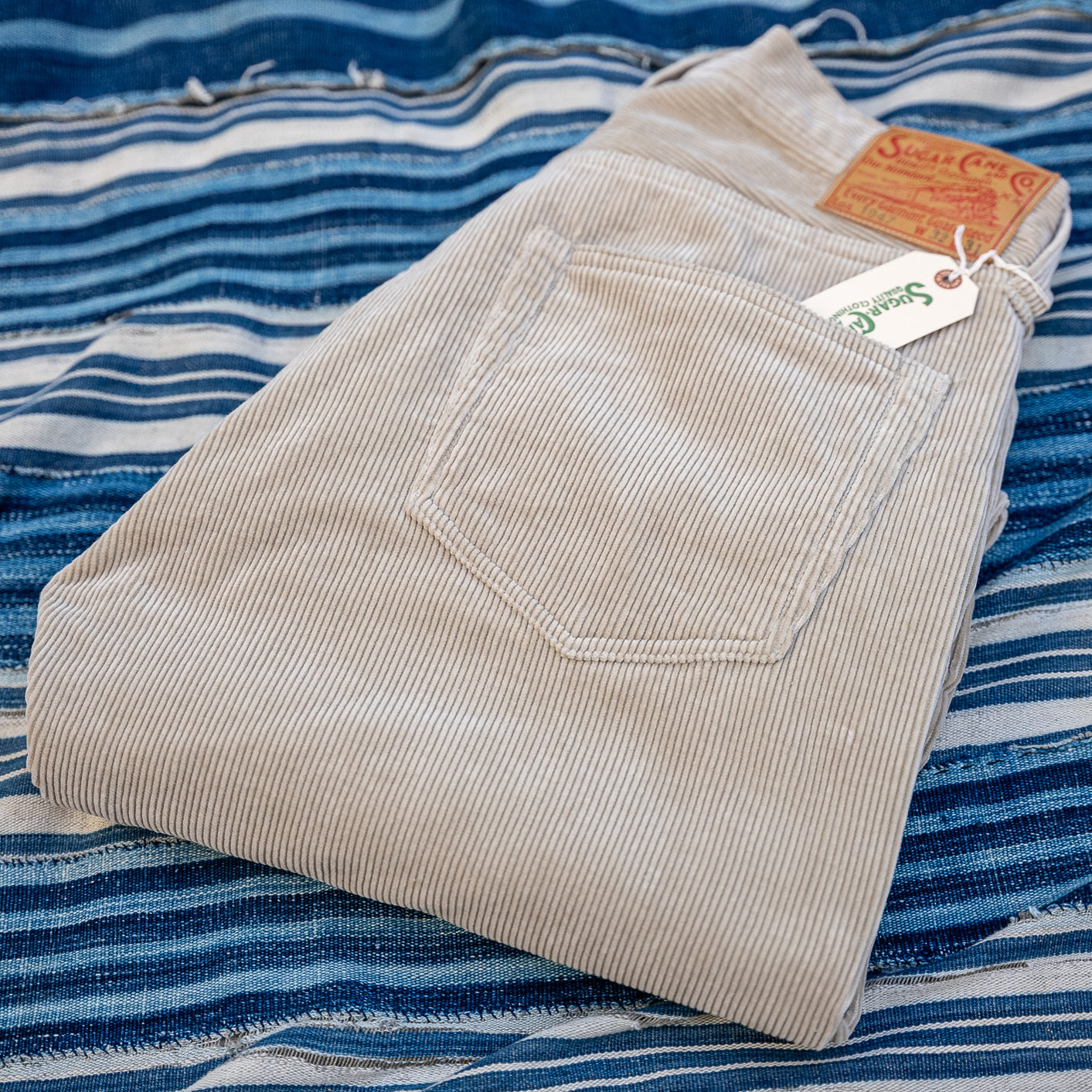 Sugar Cane 1947 9W Corduroy Pants – Classic Straight – Statement - The Denim Store