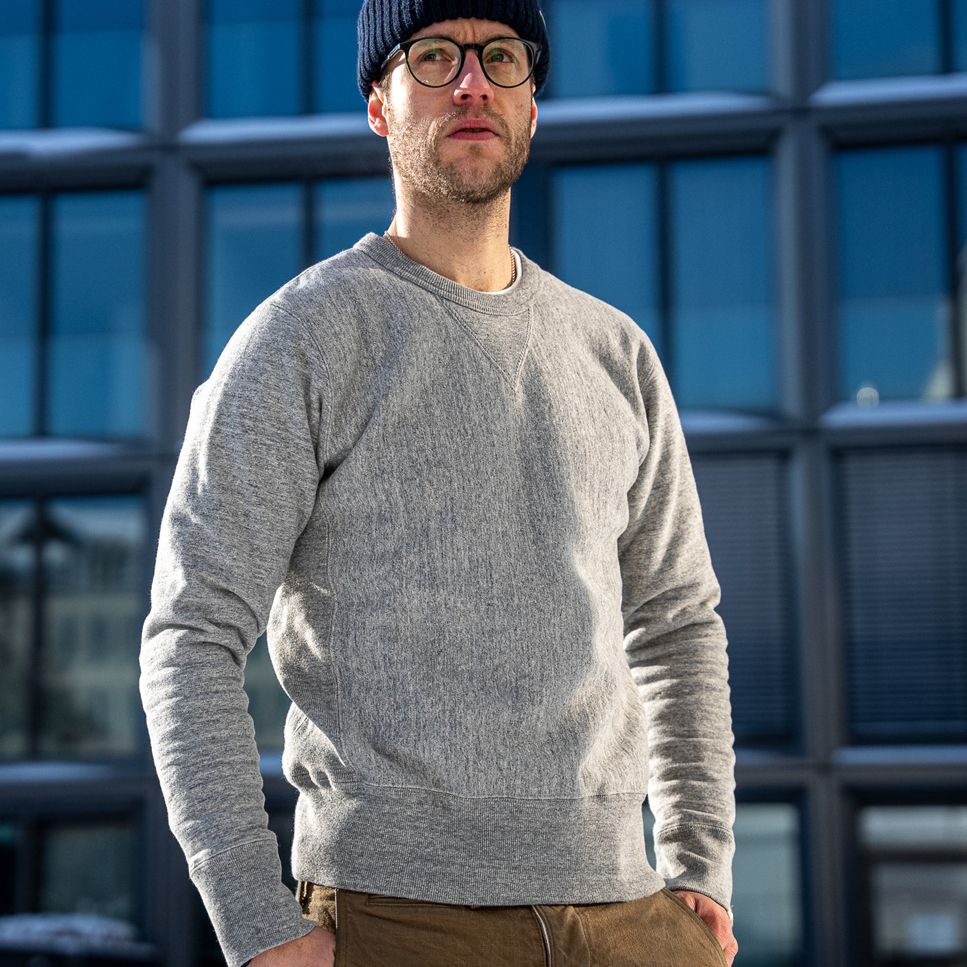 UES Puca Purcara Heavyweight Loopwheel Sweatshirt – Heather Gray ...